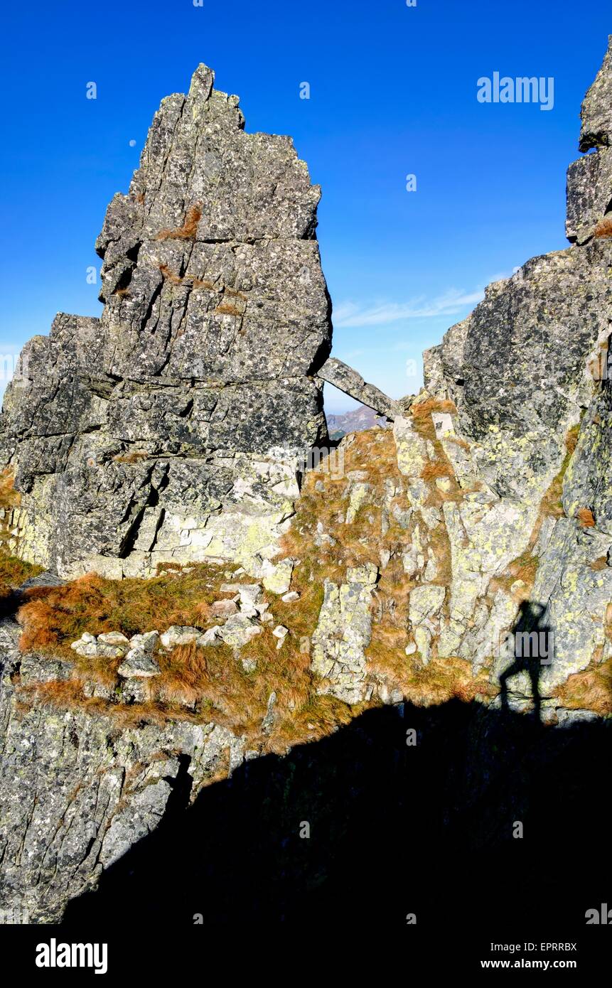 Climbing mountain silhouette hi-res stock photography and images - Alamy