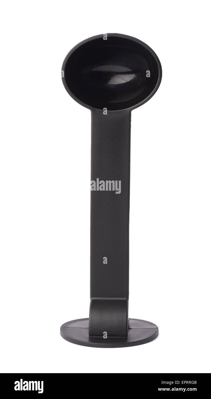 Black plastic espresso coffee tamper Stock Photo - Alamy