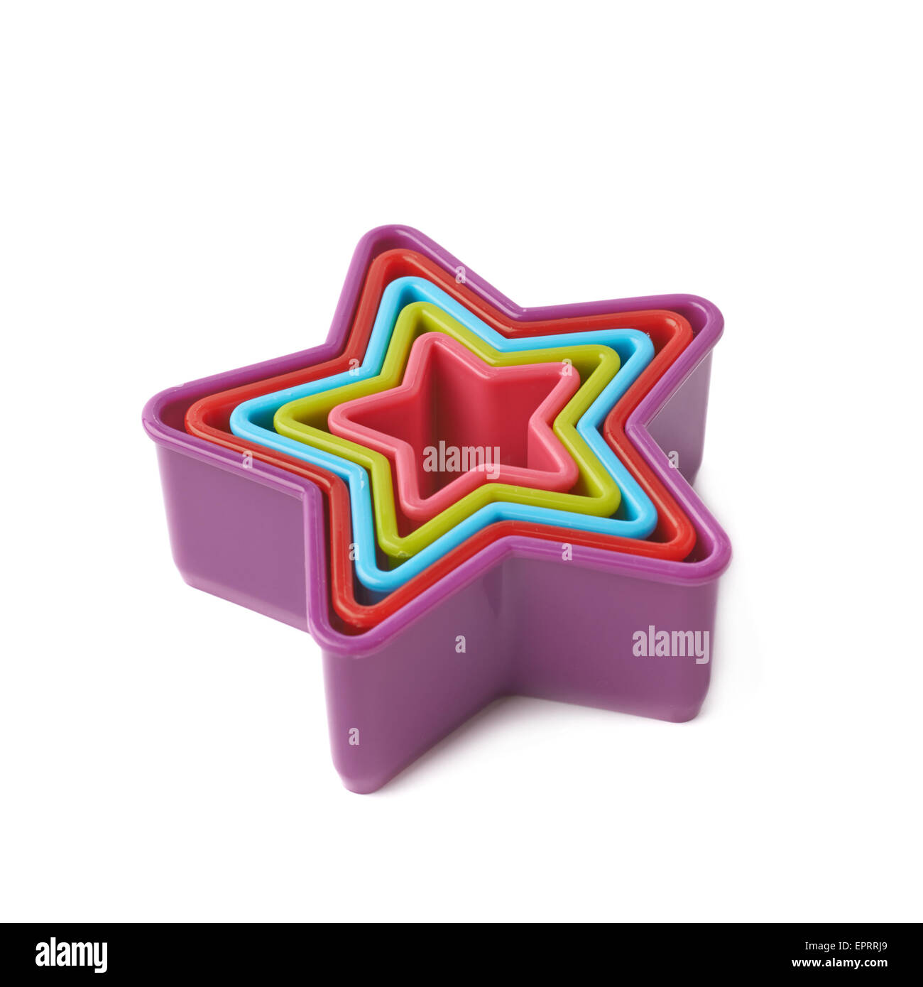 Star shaped baking molds isolated Stock Photo - Alamy