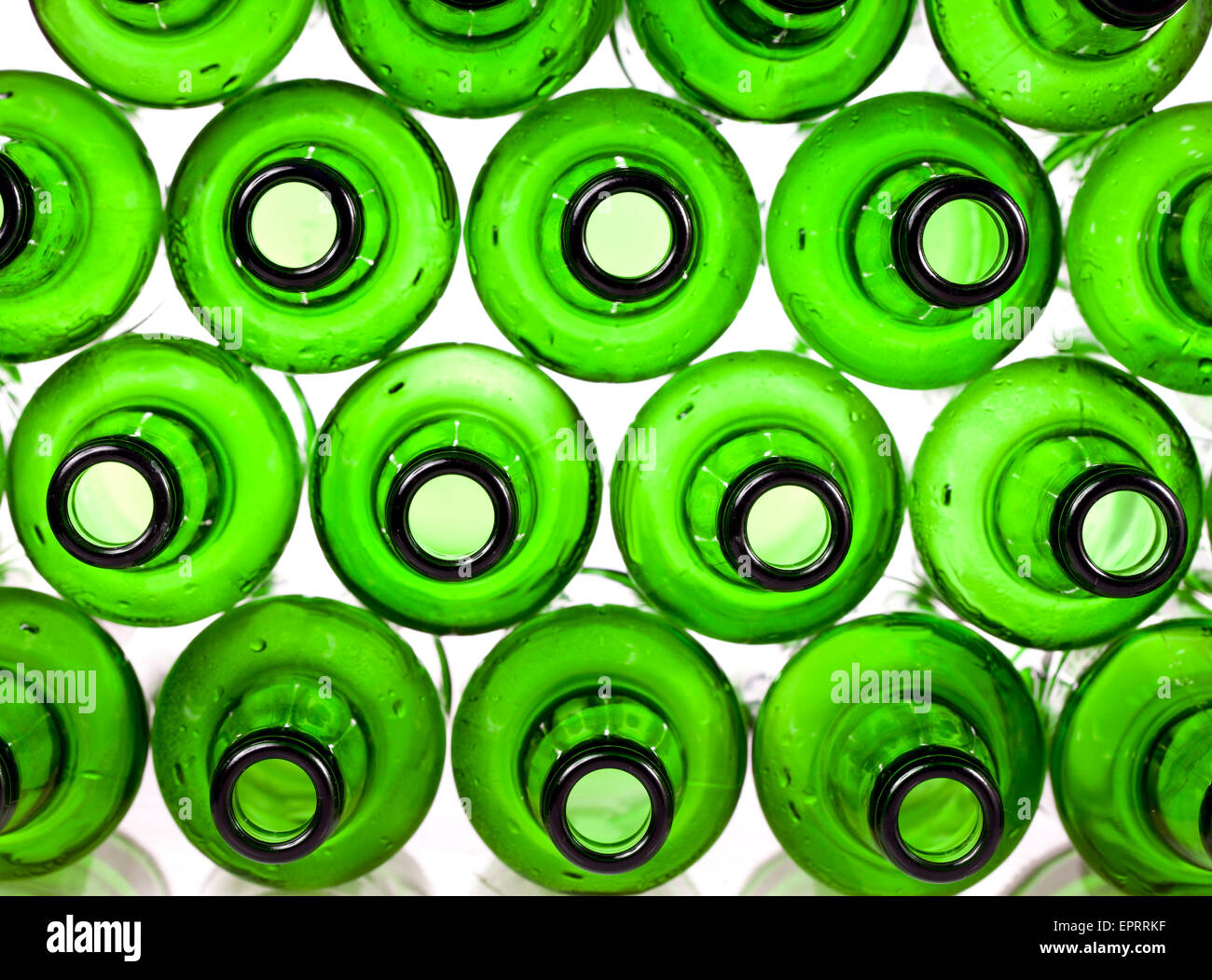 Empty glass bottles Stock Photo - Alamy