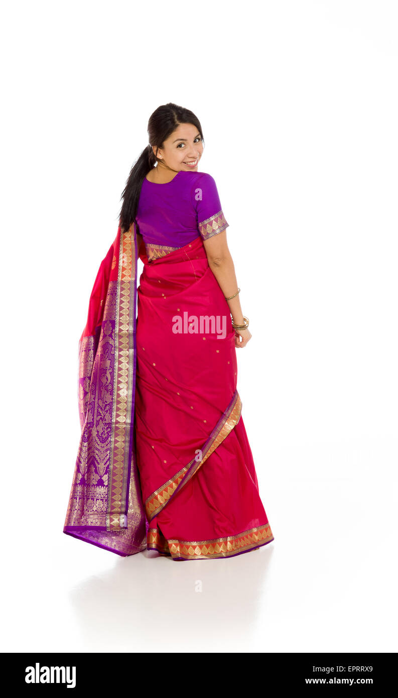 Model isolated on plain background in studio Stock Photo - Alamy