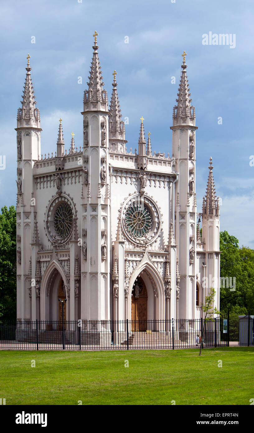 Saint Alexander Nevsky Orthodox church (Gothic chapel) in Alexandria ...