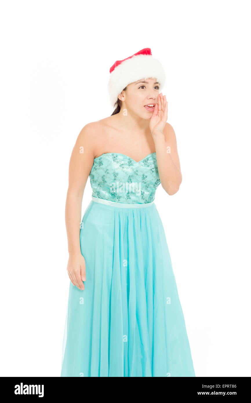 Model isolated on plain background in studio Stock Photo - Alamy