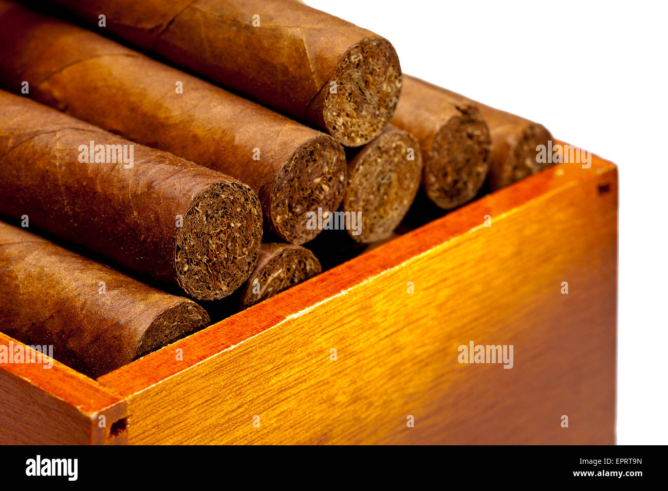 The Cuban cigars, hand made Stock Photo - Alamy