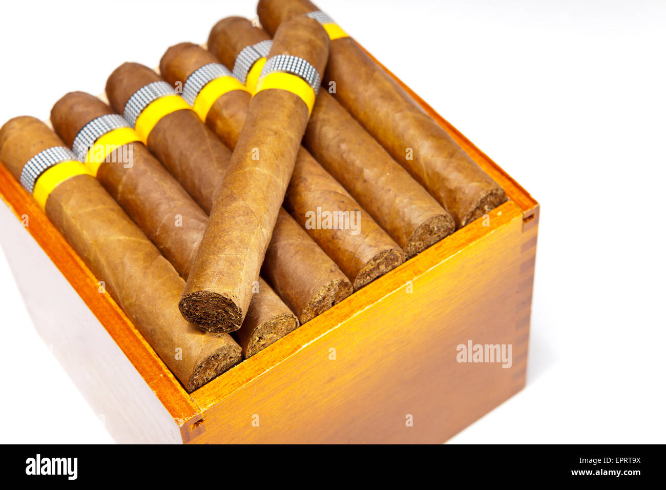 The Cuban cigars, hand made Stock Photo - Alamy