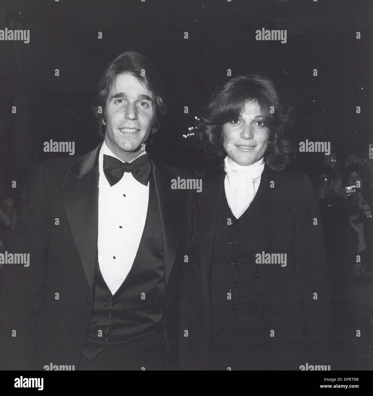 HENRY WINKLER with Stacy Weitzman.Supplied by Photos, inc. © Supplied ...