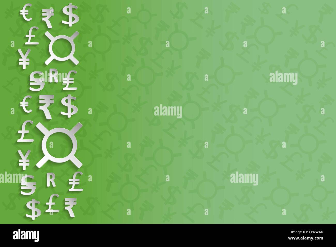 Dollar euro signs on Stock Vector Images - Alamy