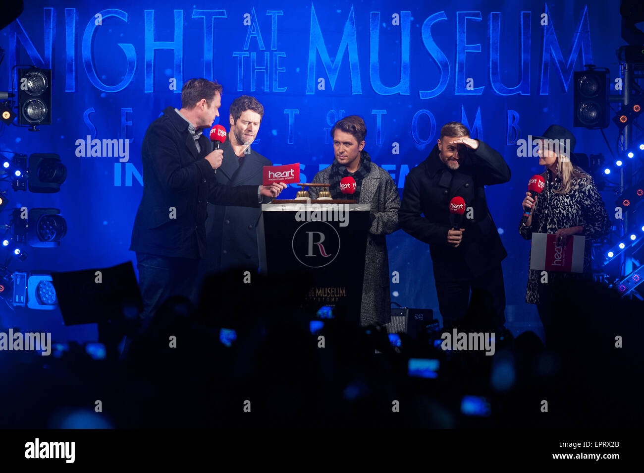 Take That switch on the Regent Street Christmas lights. Featuring ...