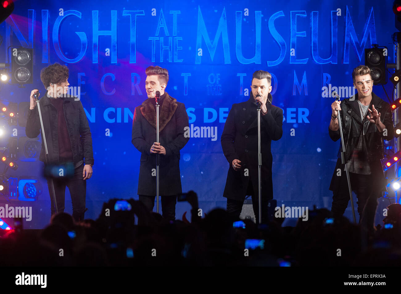 Take That switch on the Regent Street Christmas lights. Featuring ...