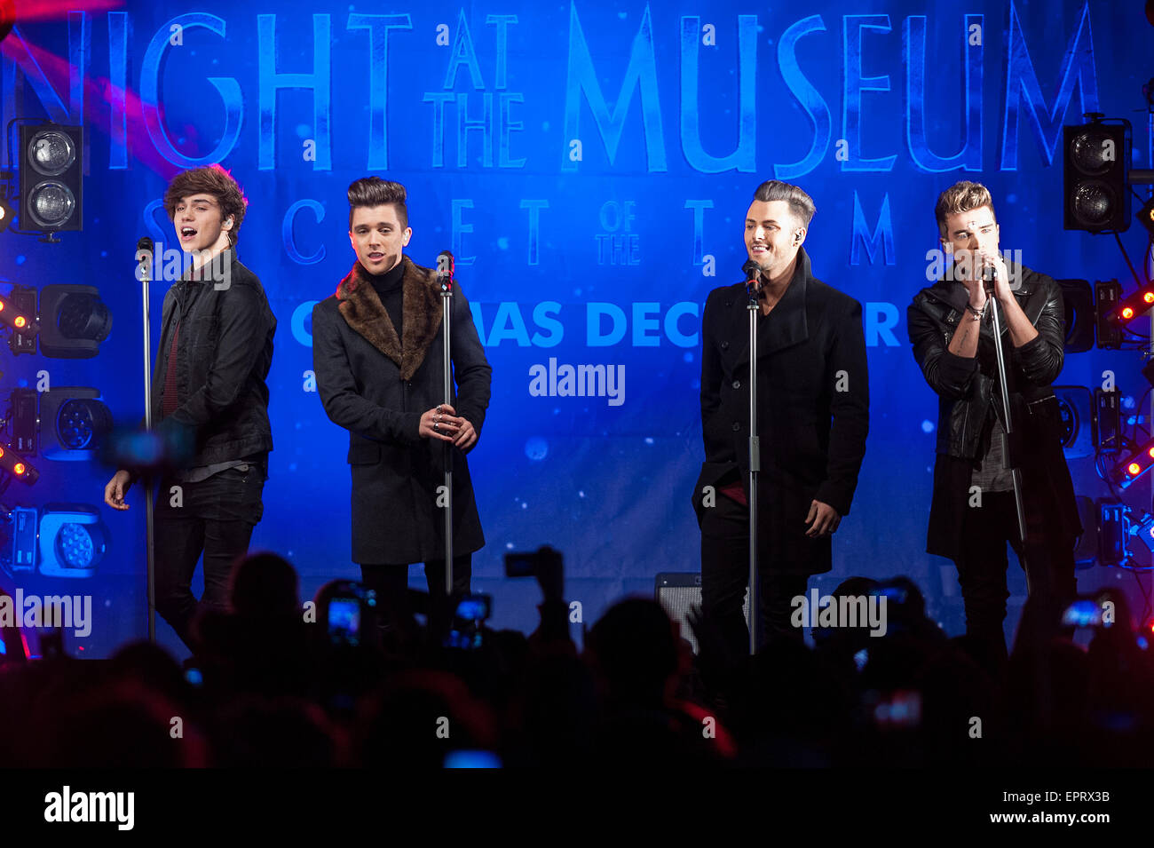 Take That switch on the Regent Street Christmas lights. Featuring ...