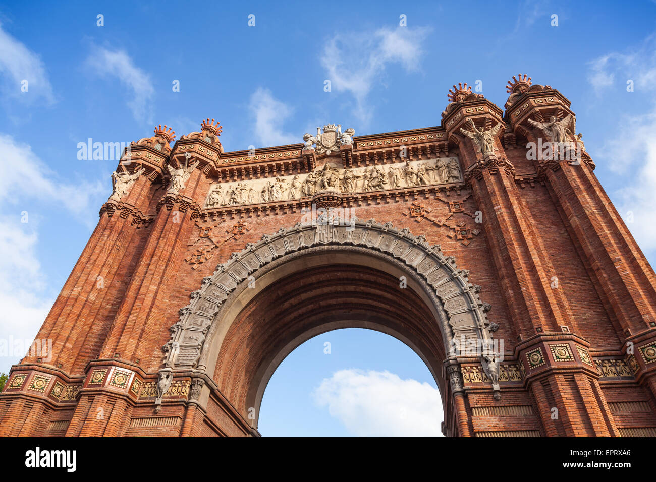 Triumphal Arc in Ciutadella Park, Barcelona, Spain Stock Photo - Alamy