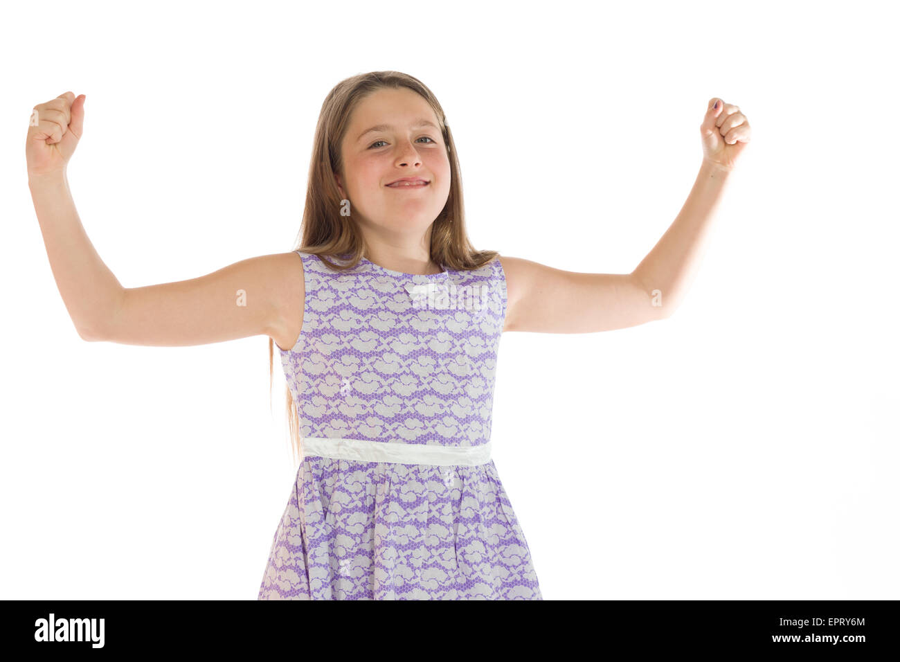 Model isolated on plain background in studio Stock Photo - Alamy
