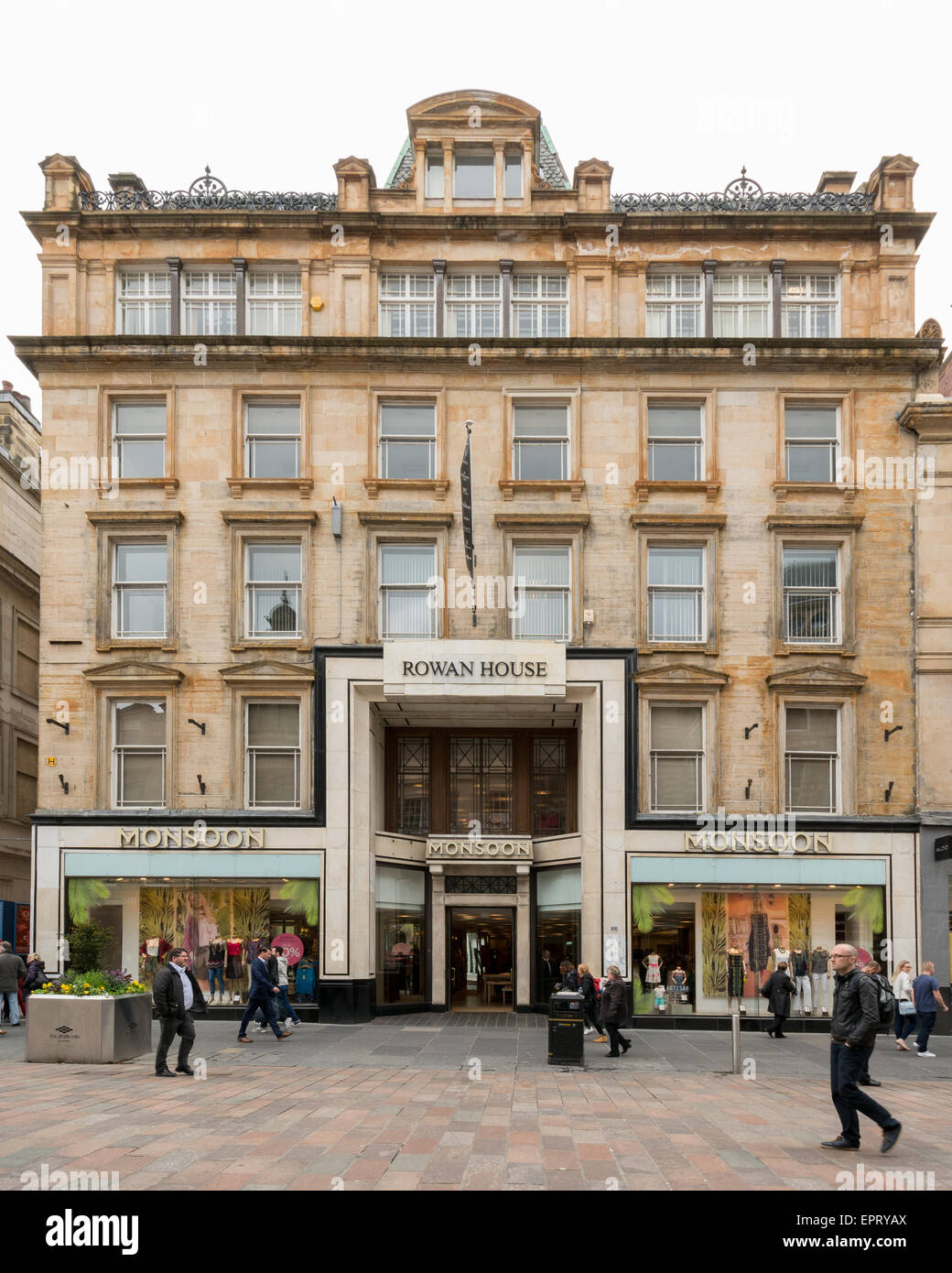High Street chain Monsoon, on Buchanan Street, Glasgow, Scotland, UK ...