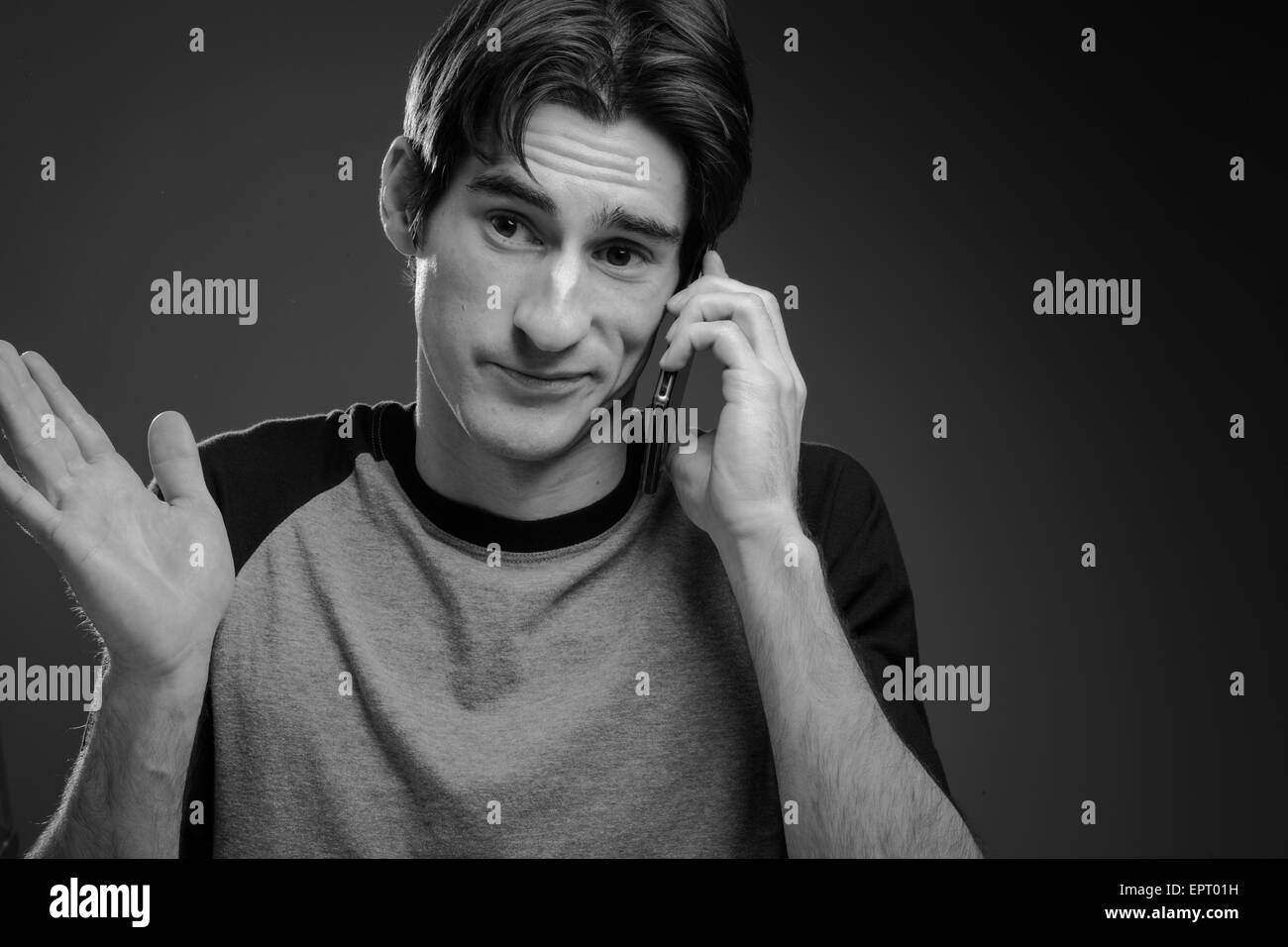 Model isolated puzzled Stock Photo - Alamy