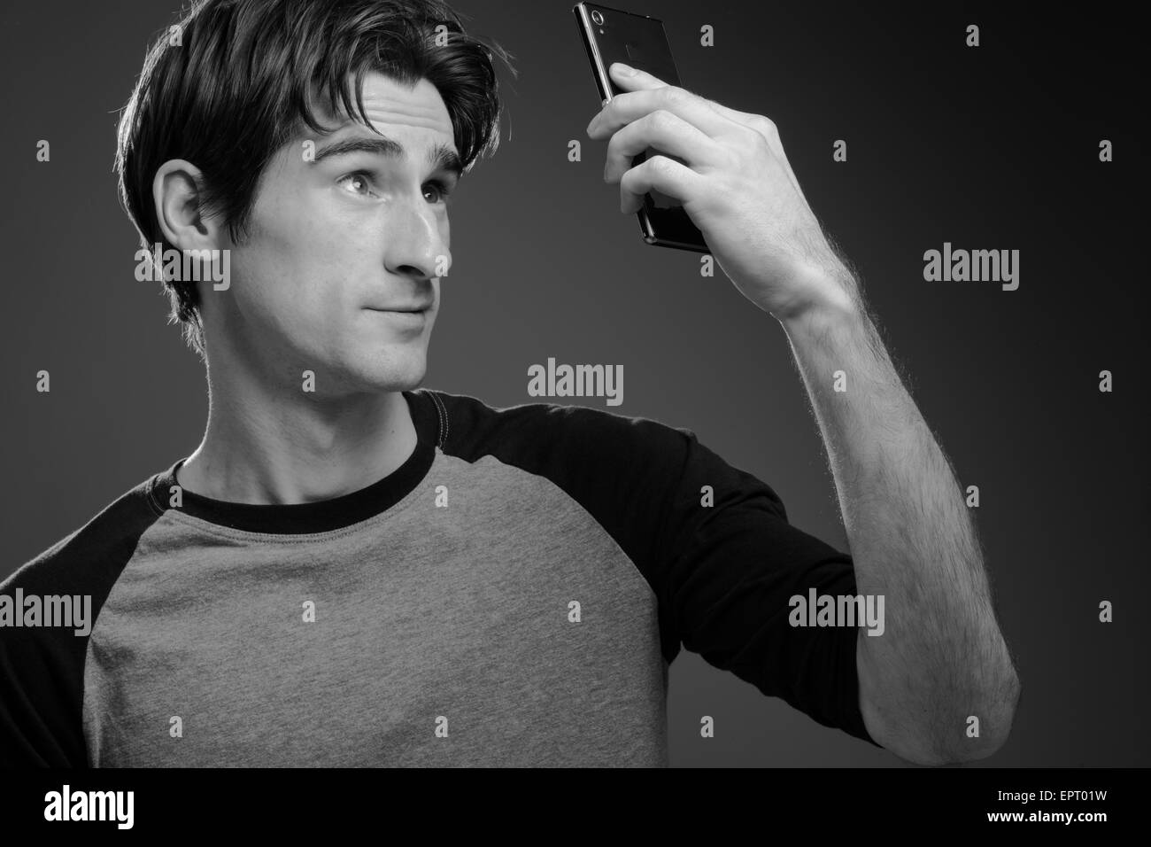 Male model head shot hi-res stock photography and images - Alamy