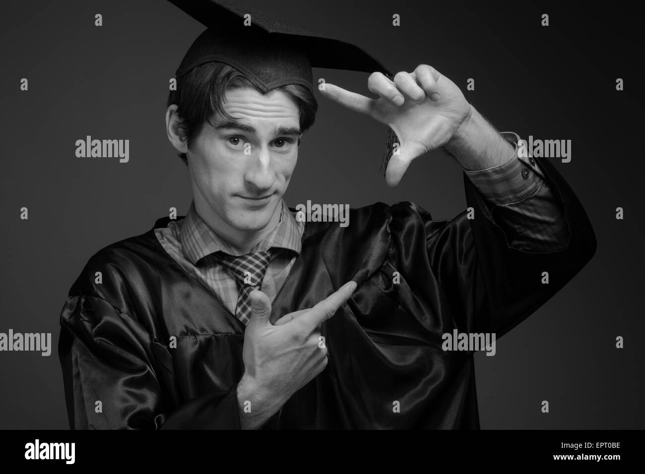 Model isolated framing with fingers Stock Photo - Alamy
