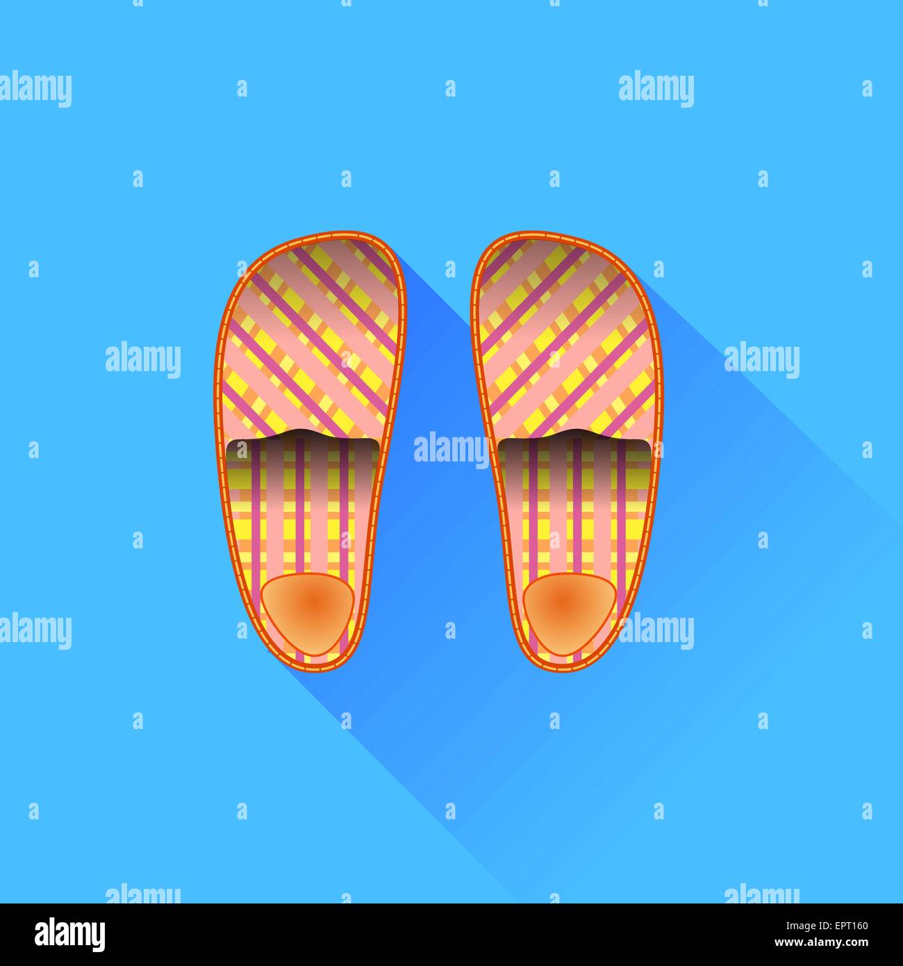 Felt slipper Stock Vector Images - Alamy