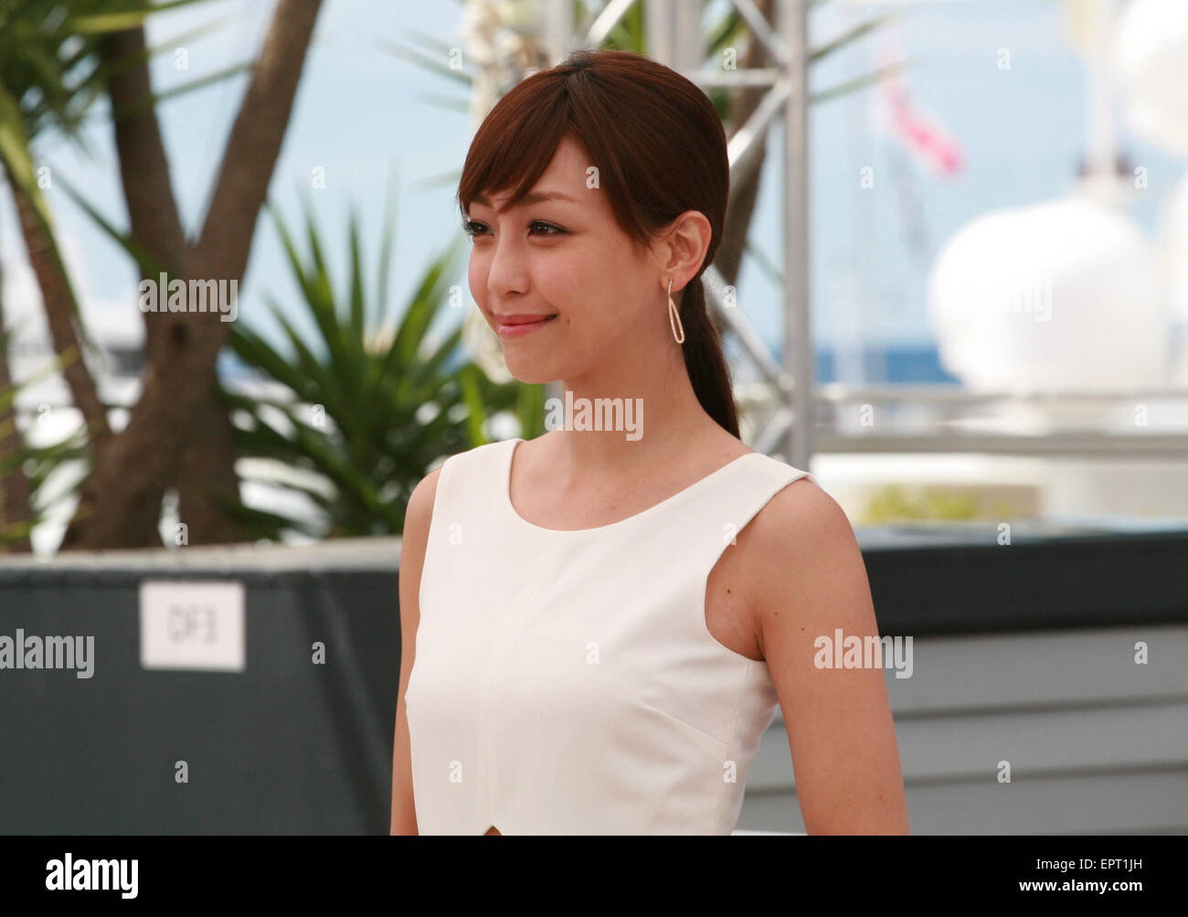 Cannes, France. 21st May, 2015. Actress Hsieh Hsin-Ying at the The ...