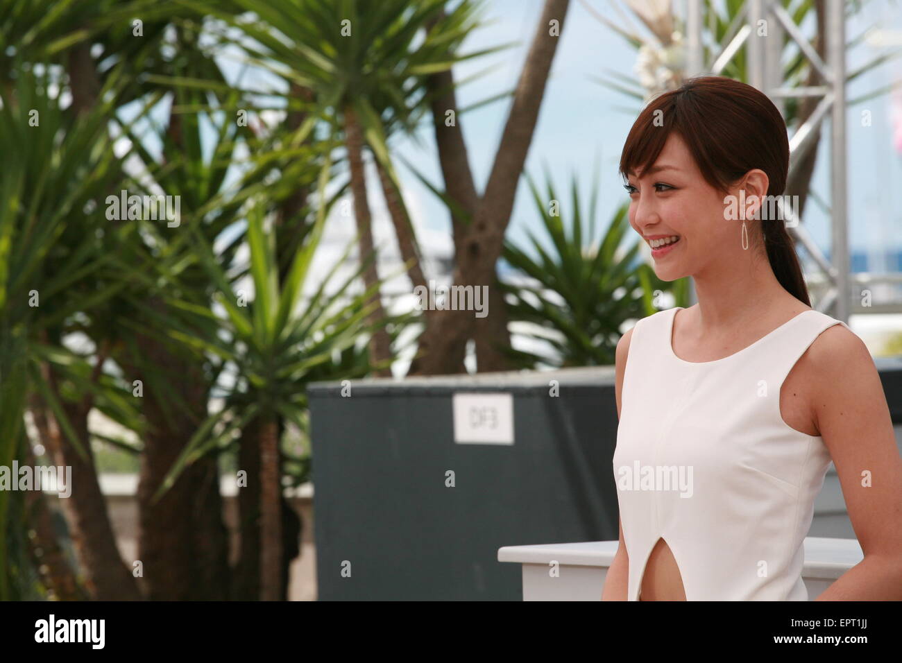 Cannes, France. 21st May, 2015. Actress Hsieh Hsin-Ying at the The ...