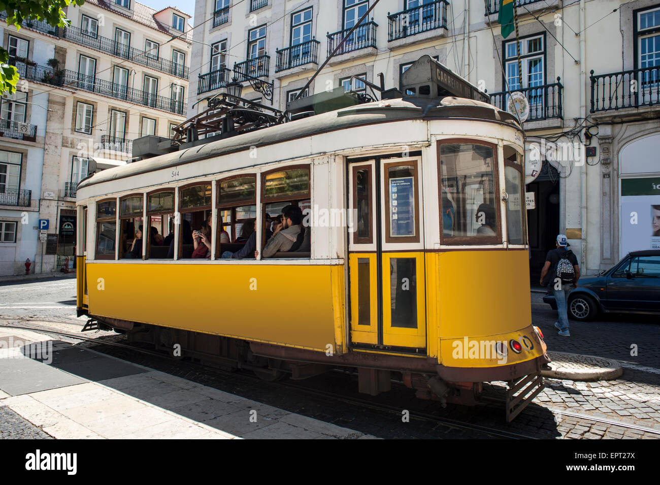 Tram 28 lisbon hi-res stock photography and images - Alamy