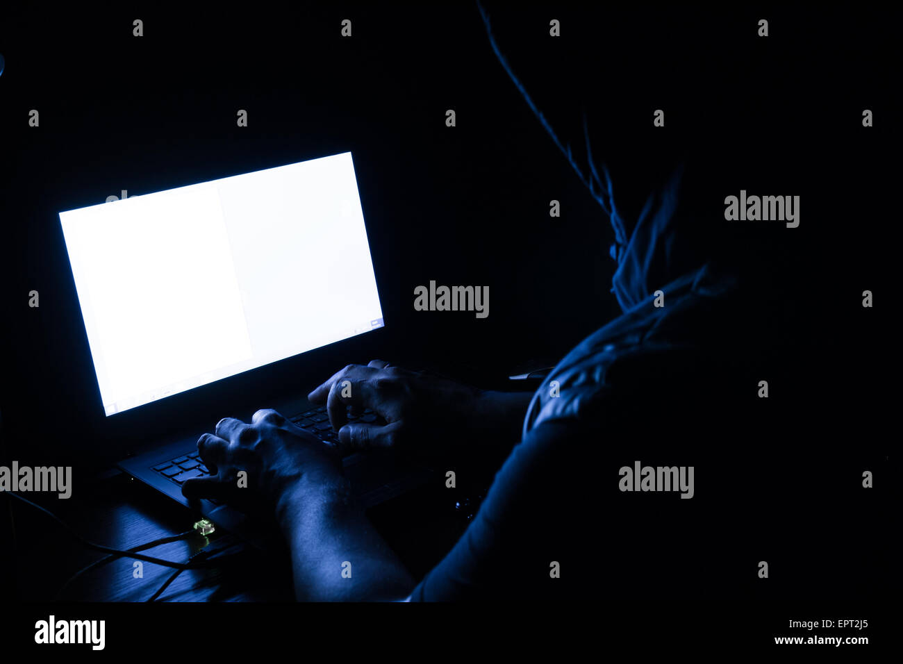 Hacker criminal dark web code hi-res stock photography and images - Alamy