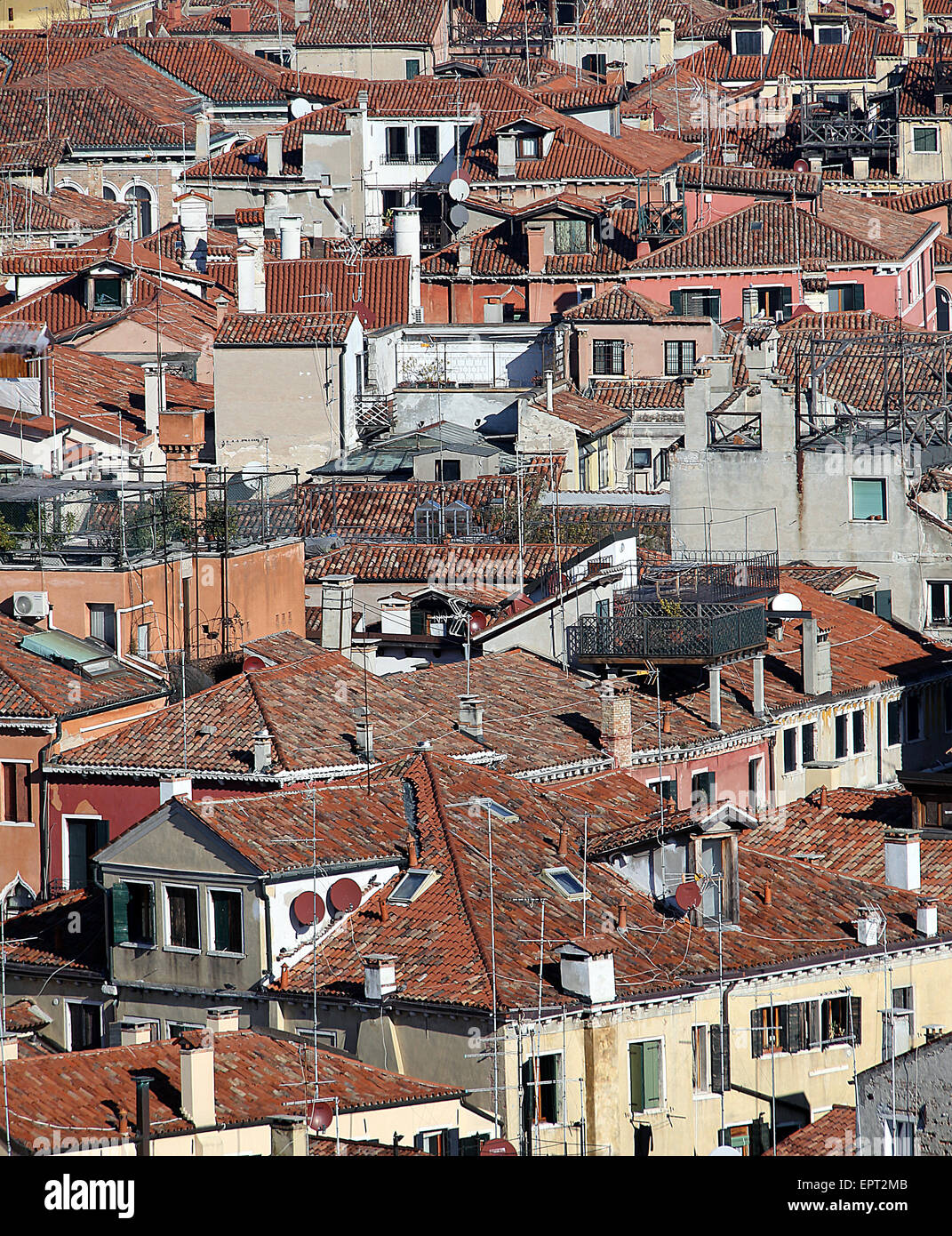 roofs of many houses in the Italian city Stock Photo - Alamy
