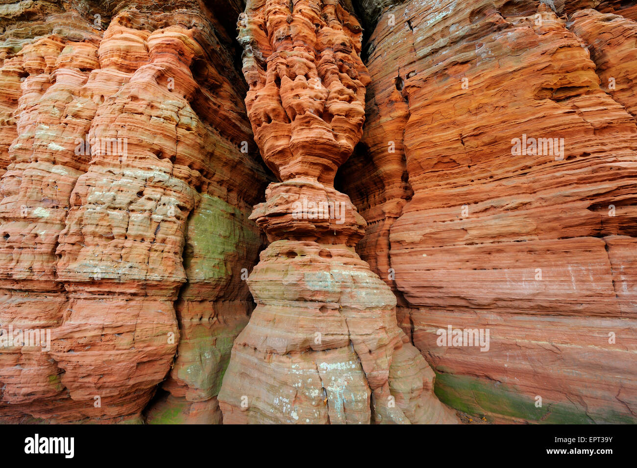 Sandstone Rock Formation, Altschlossfelsen, Eppenbrunn, Pfaelzerwald ...