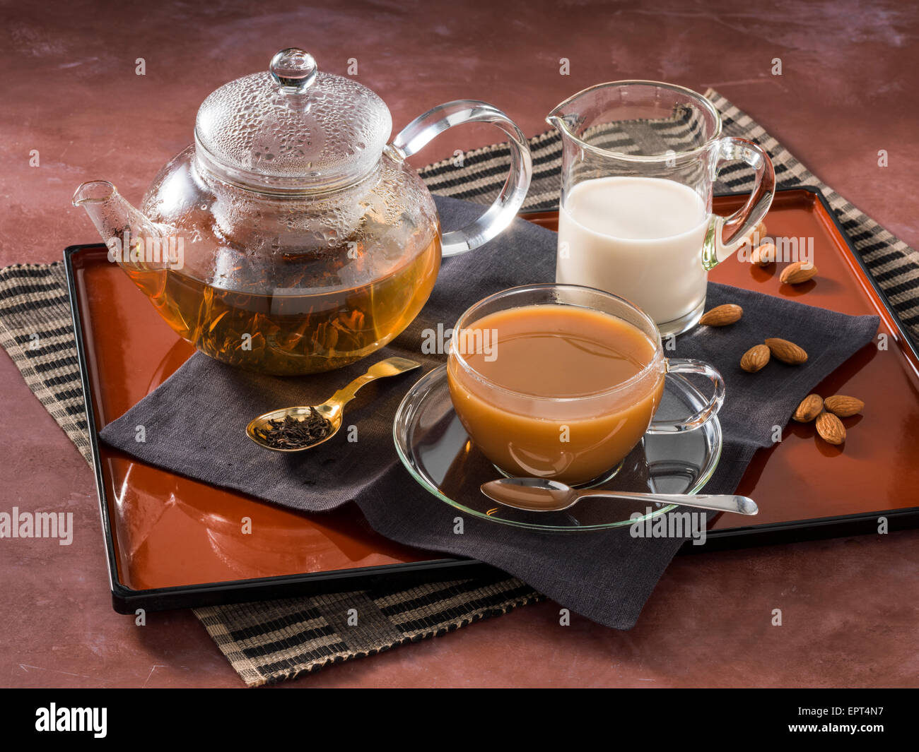 Sweet almond tea Stock Photo - Alamy