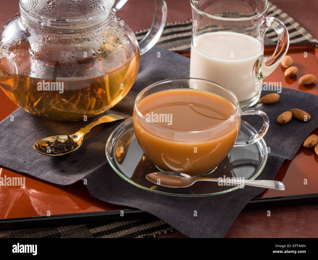 Sweet almond tea Stock Photo - Alamy