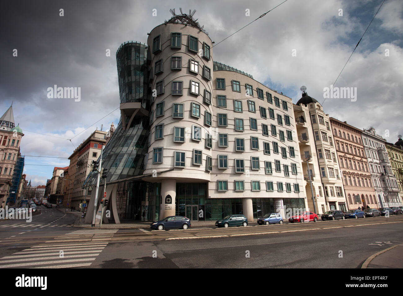 Prague: Dancing House Stock Photo - Alamy