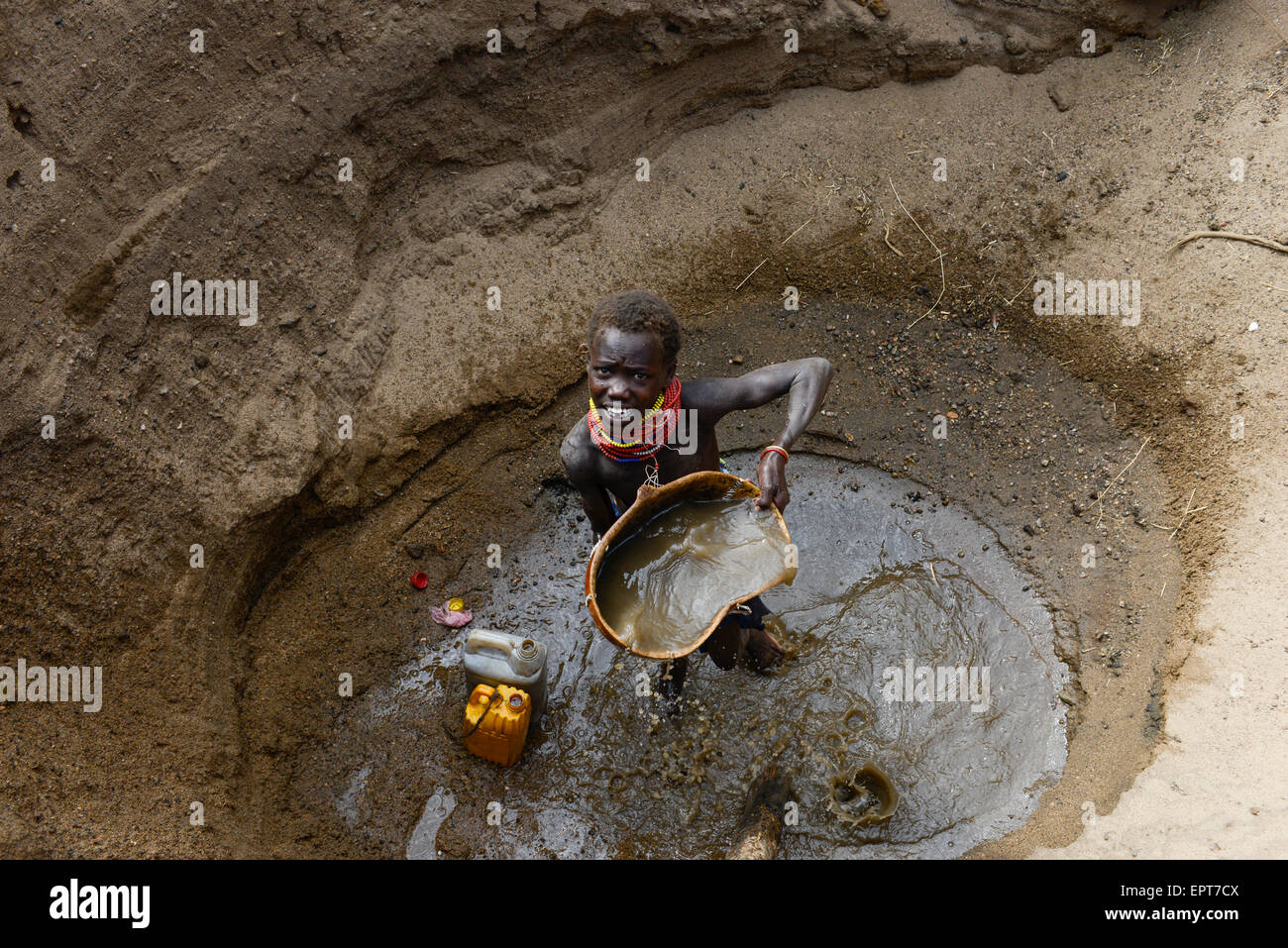 ETHIOPIA, Southern Nations, Lower Omo valley, Kangaten, village Kakuta ...