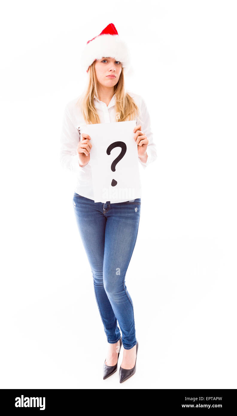 Young adult question mark hi-res stock photography and images - Alamy