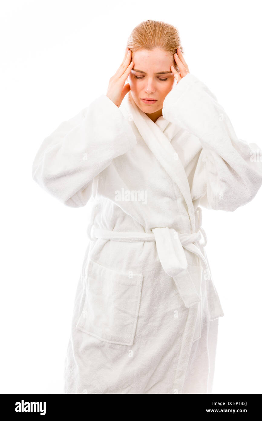 Young white woman expressing hi-res stock photography and images - Alamy