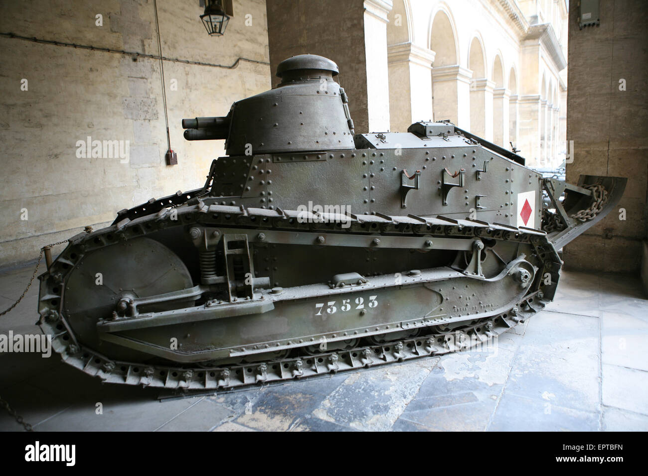 tank outside the Army museum Paris Stock Photo - Alamy