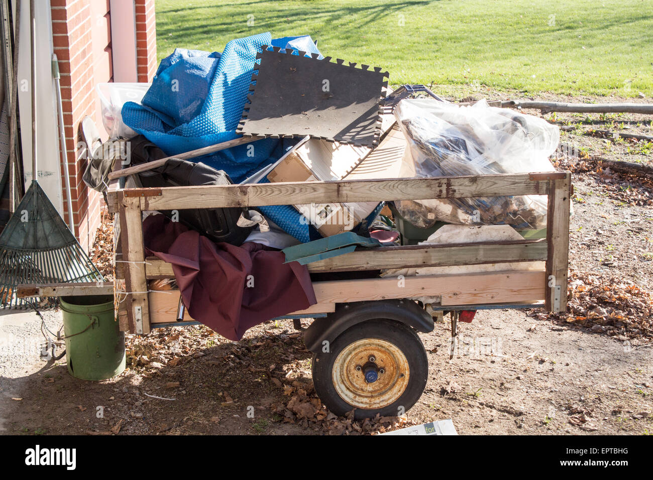 Utility trailer hi-res stock photography and images - Alamy