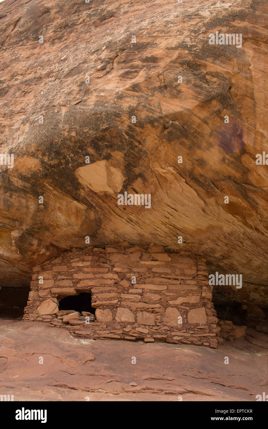 "House on Fire", Puebloan ruins, Mule Canyon,Utah, USA Stock Photo - Alamy