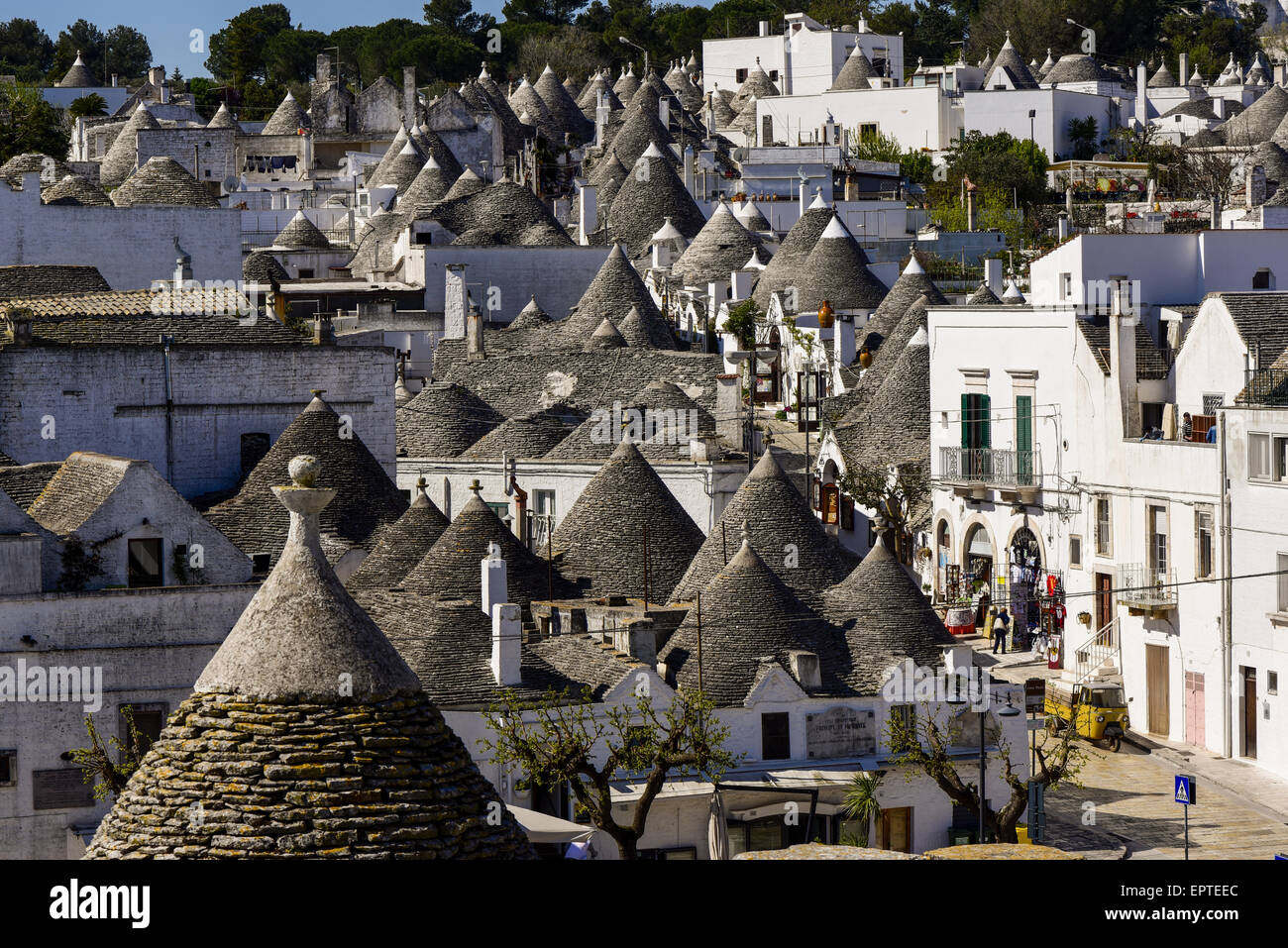 Trullo, Trulli, Alberobello, Apulia, Italy, UNESCO World Heritage Site ...