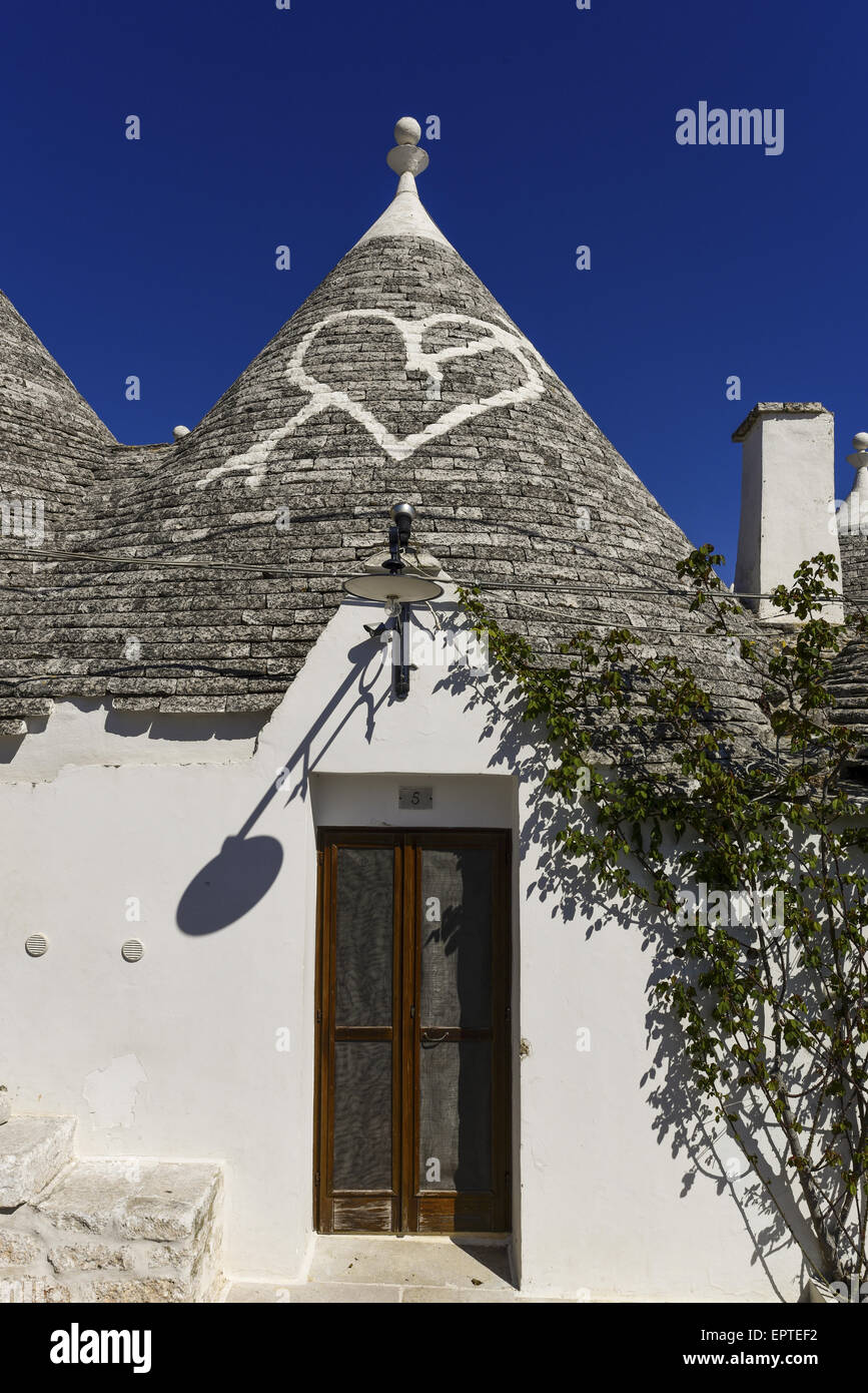 Trullo, Trulli, Alberobello, Apulia, Italy, UNESCO World Heritage Site ...
