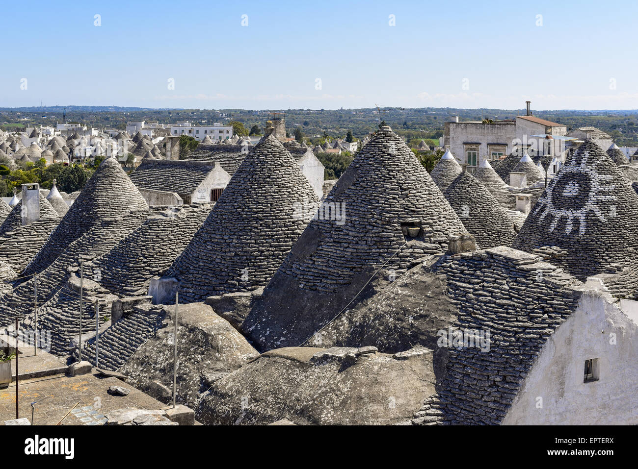 Trullo, Trulli, Alberobello, Apulia, Italy, UNESCO World Heritage Site ...