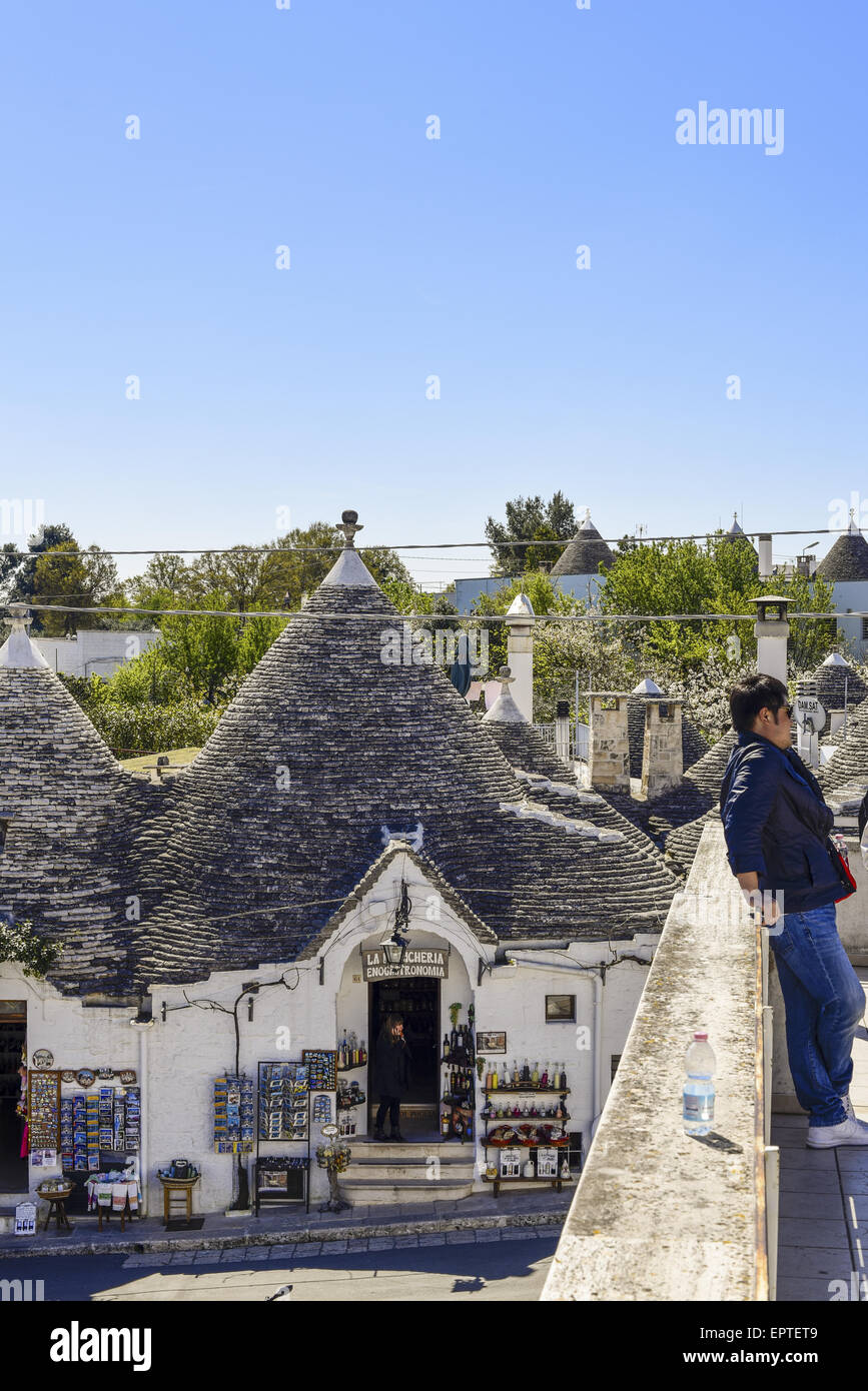 Trullo, Trulli, Alberobello, Apulia, Italy, UNESCO World Heritage Site ...