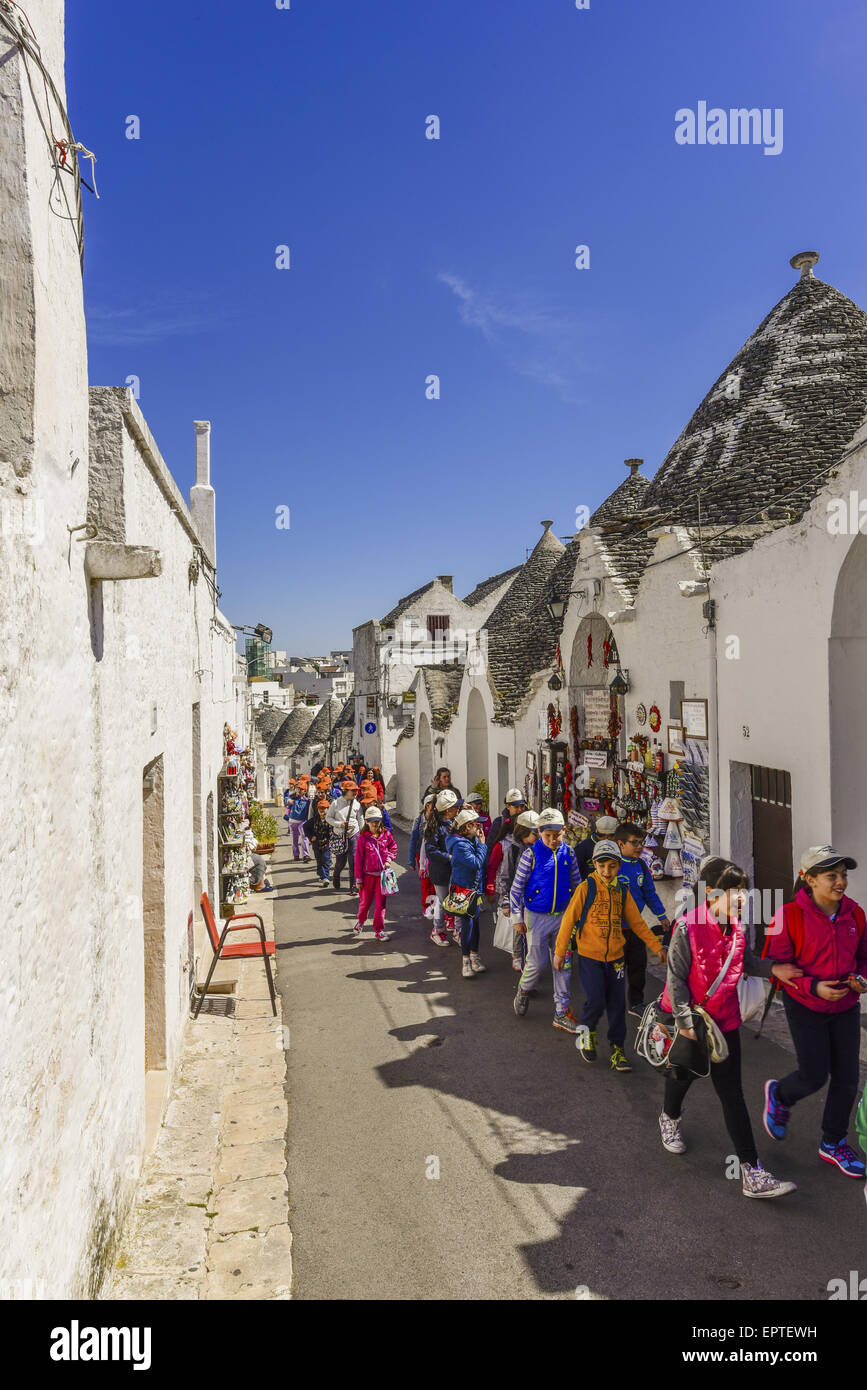 Trullo, Trulli, Alberobello, Apulia, Italy, UNESCO World Heritage Site ...