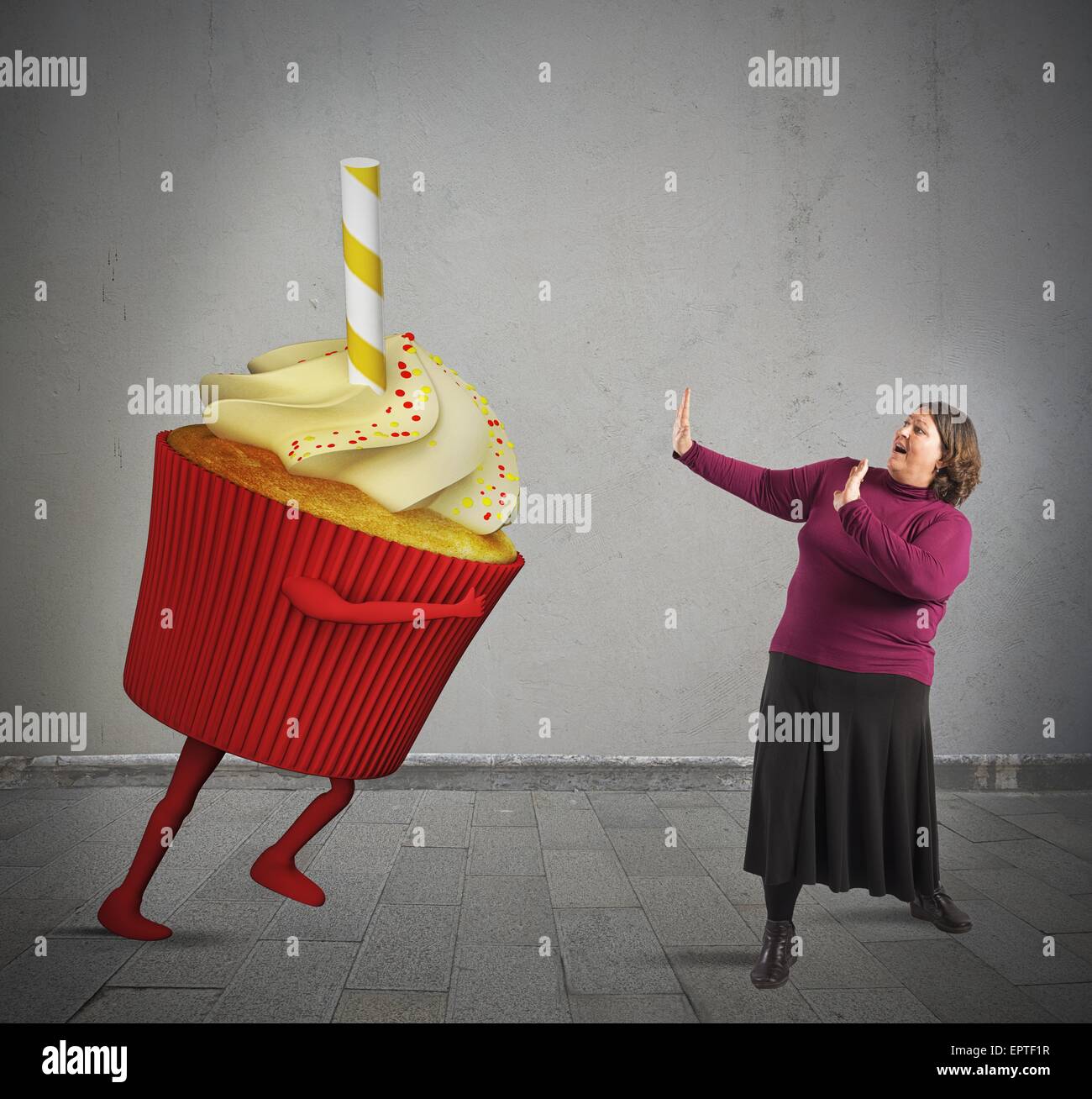 Angry cupcake hi-res stock photography and images - Alamy