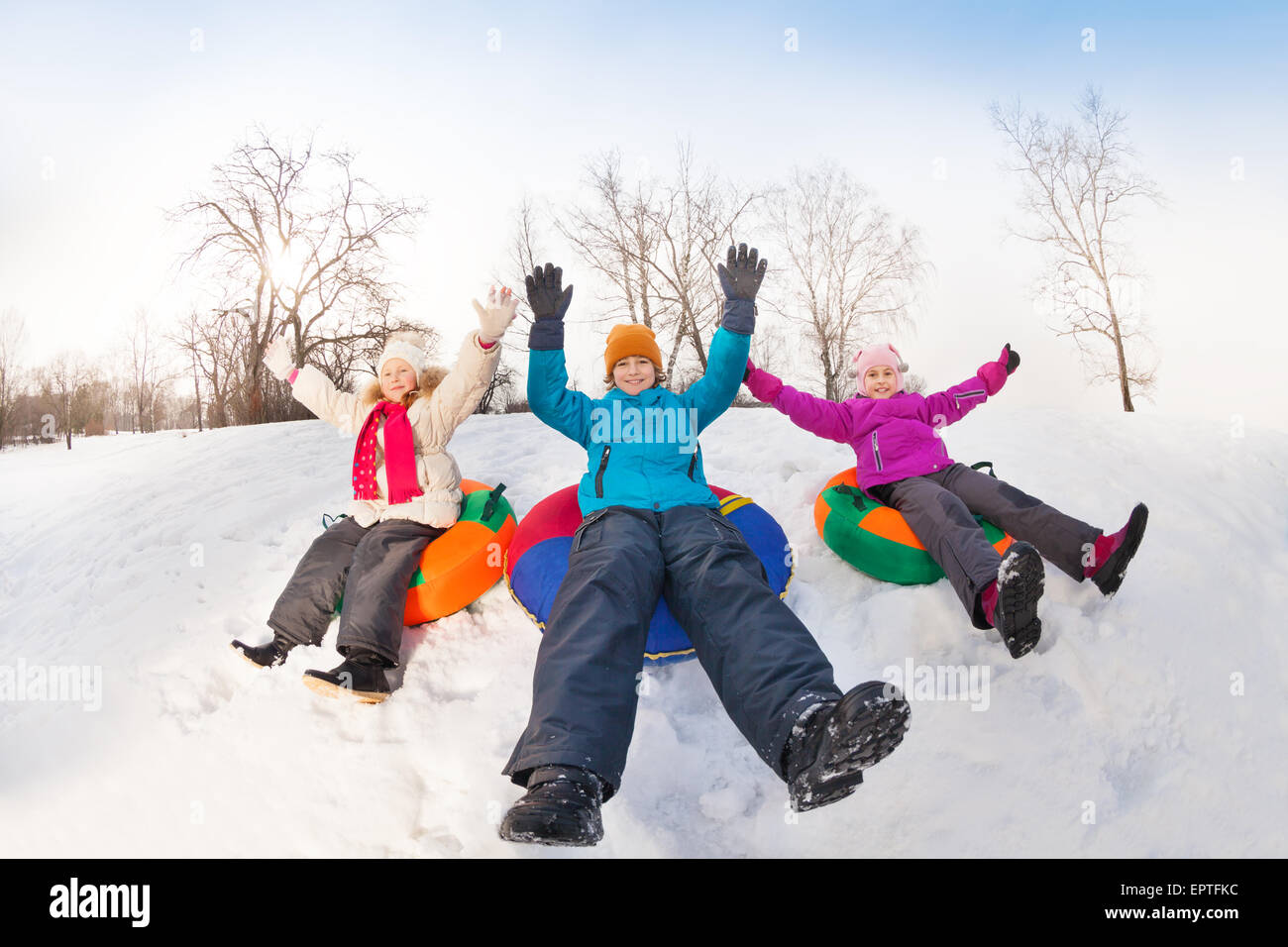 Children sliding hi-res stock photography and images - Alamy
