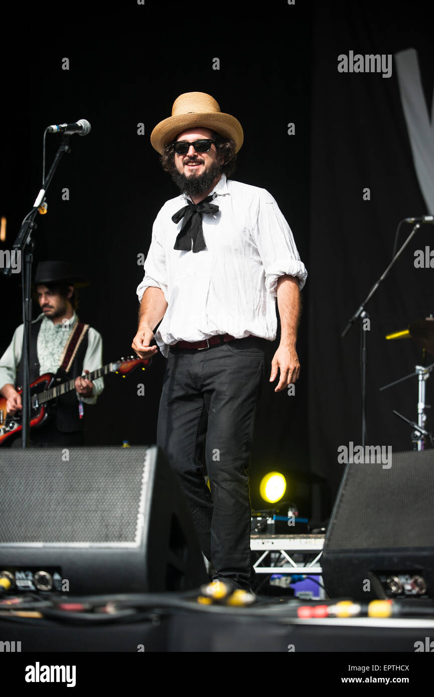 Vinicio Capossela, Italian singer and songwriter, performing live with ...