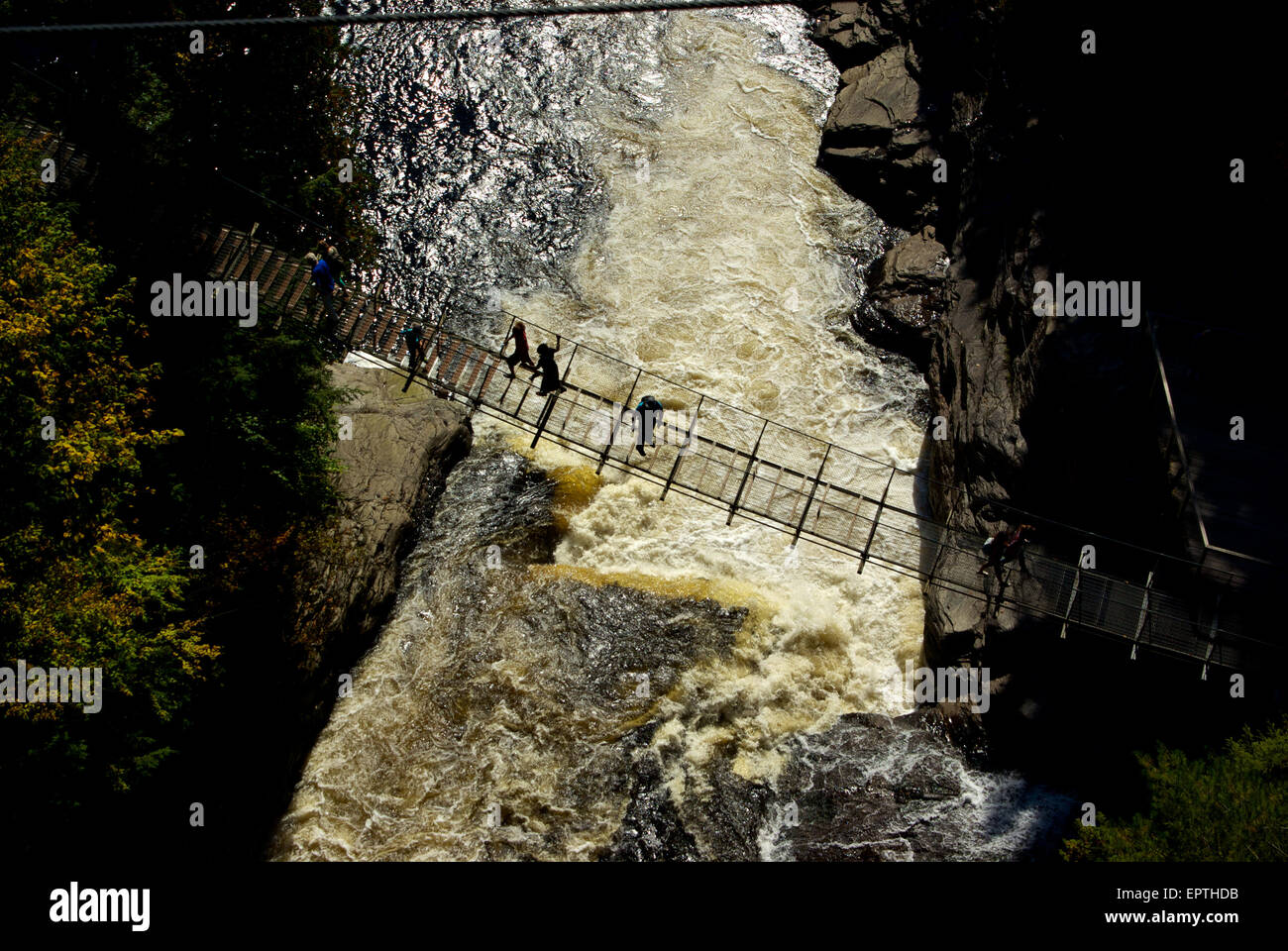 Raging river bridge hi-res stock photography and images - Alamy