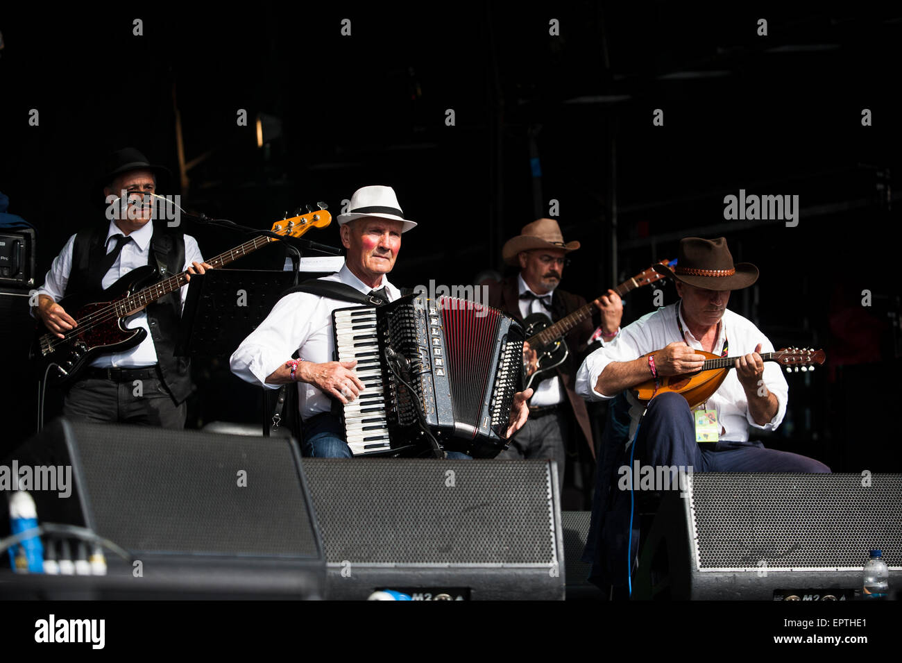 Vinicio Capossela, Italian singer and songwriter, performing live with ...