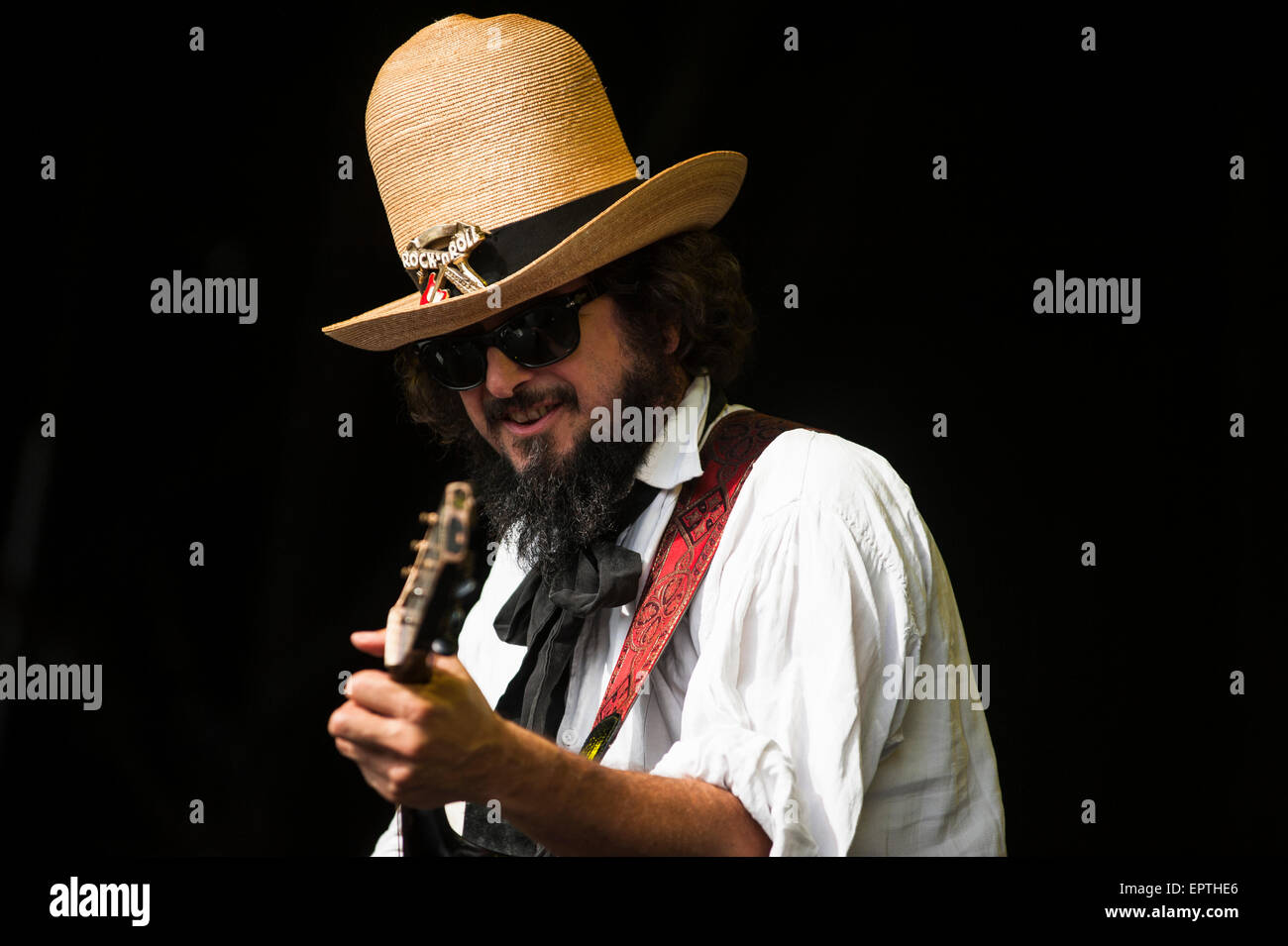 Vinicio Capossela, Italian singer and songwriter, performing live with ...