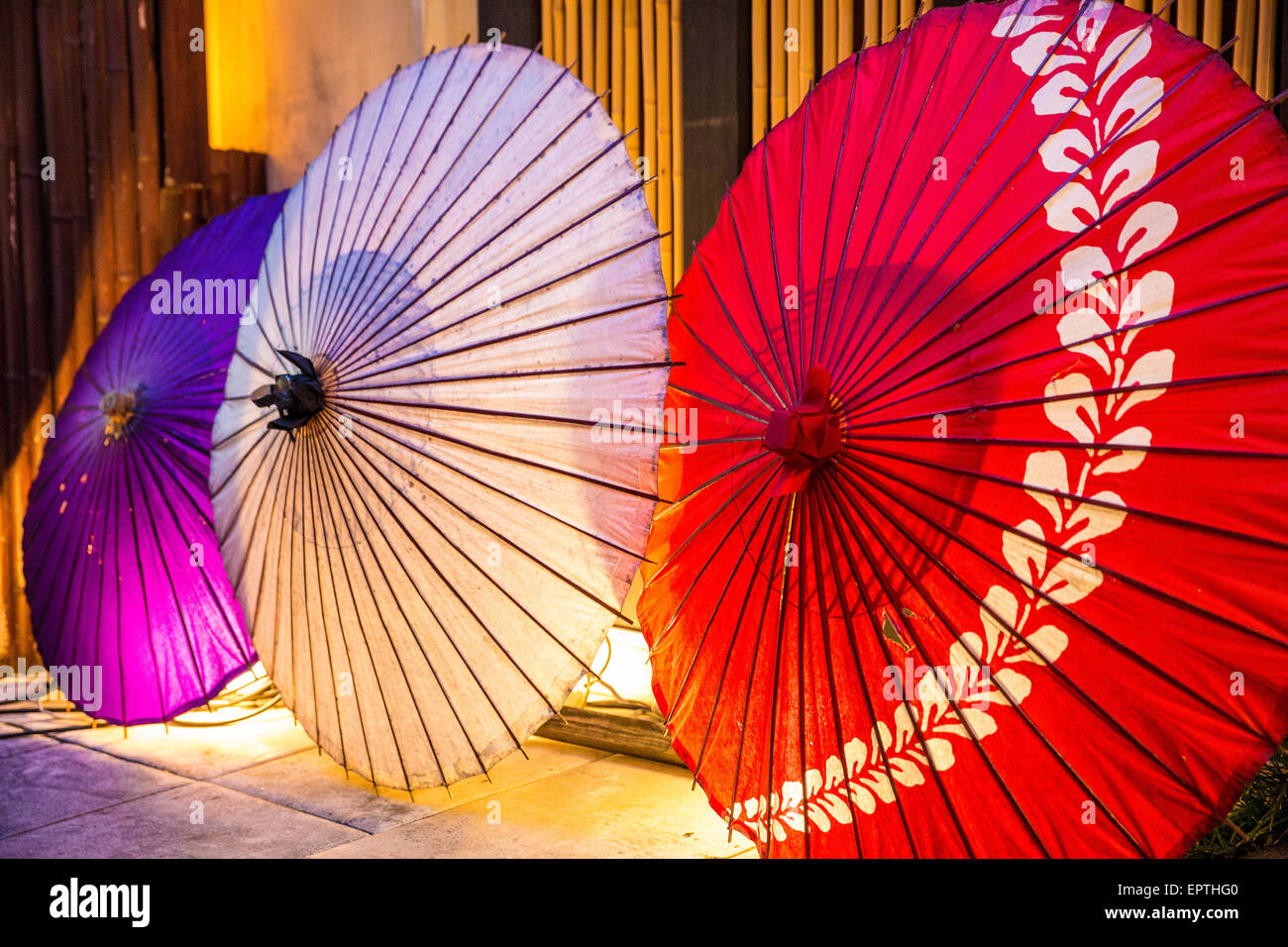 Paper parasol in Japan Stock Photo - Alamy