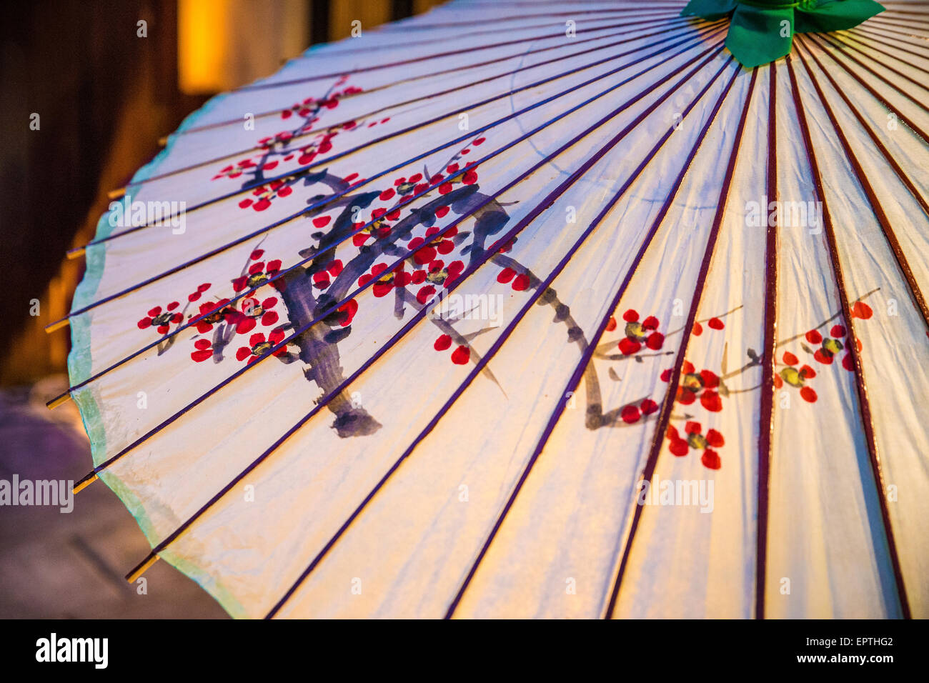 Paper parasol in Japan Stock Photo - Alamy