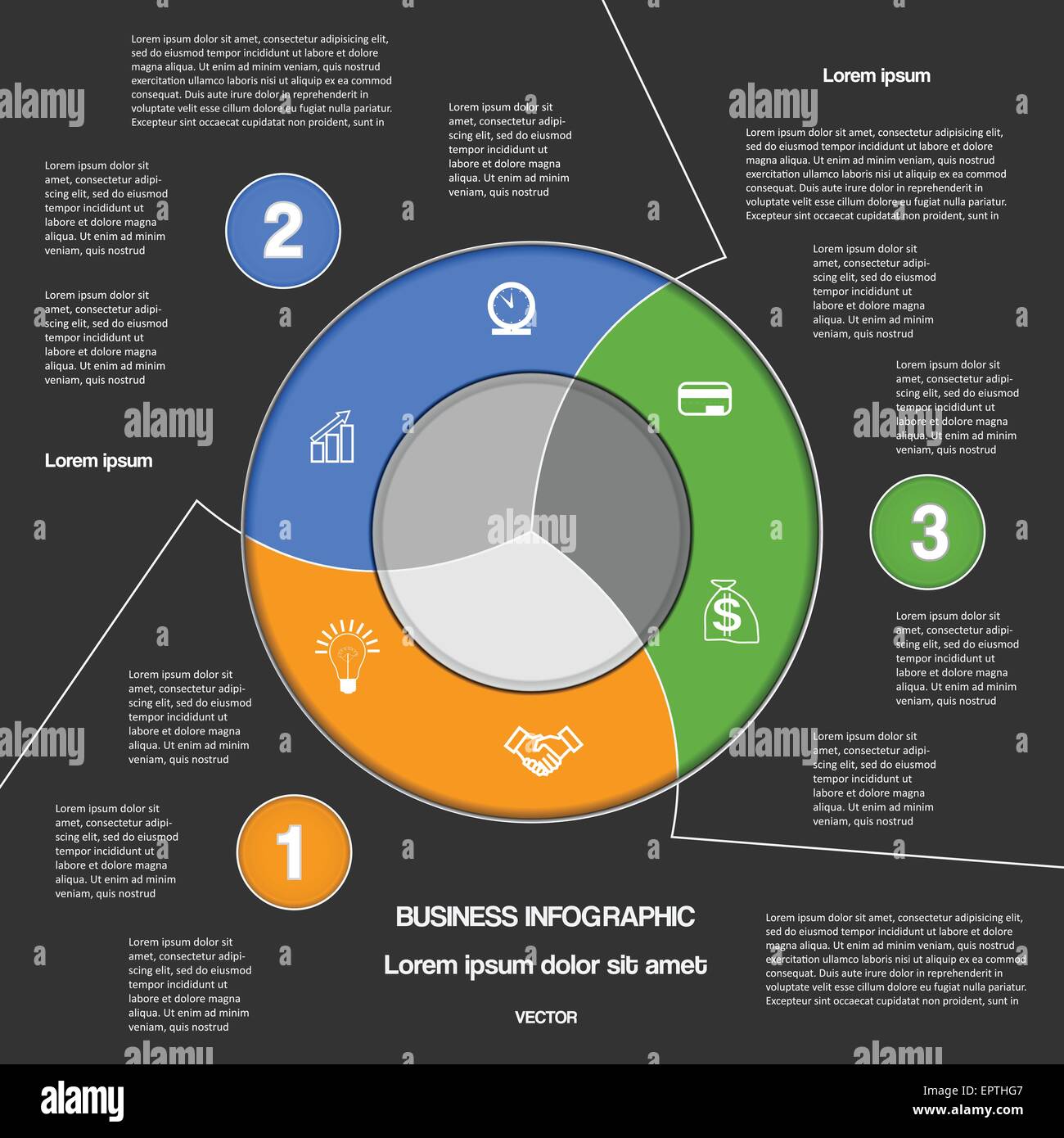Three Cycles Stock Vector Images - Alamy